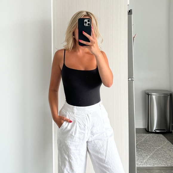 SKIMS | Tops | Skims Black Cami Bodysuit | Poshmark